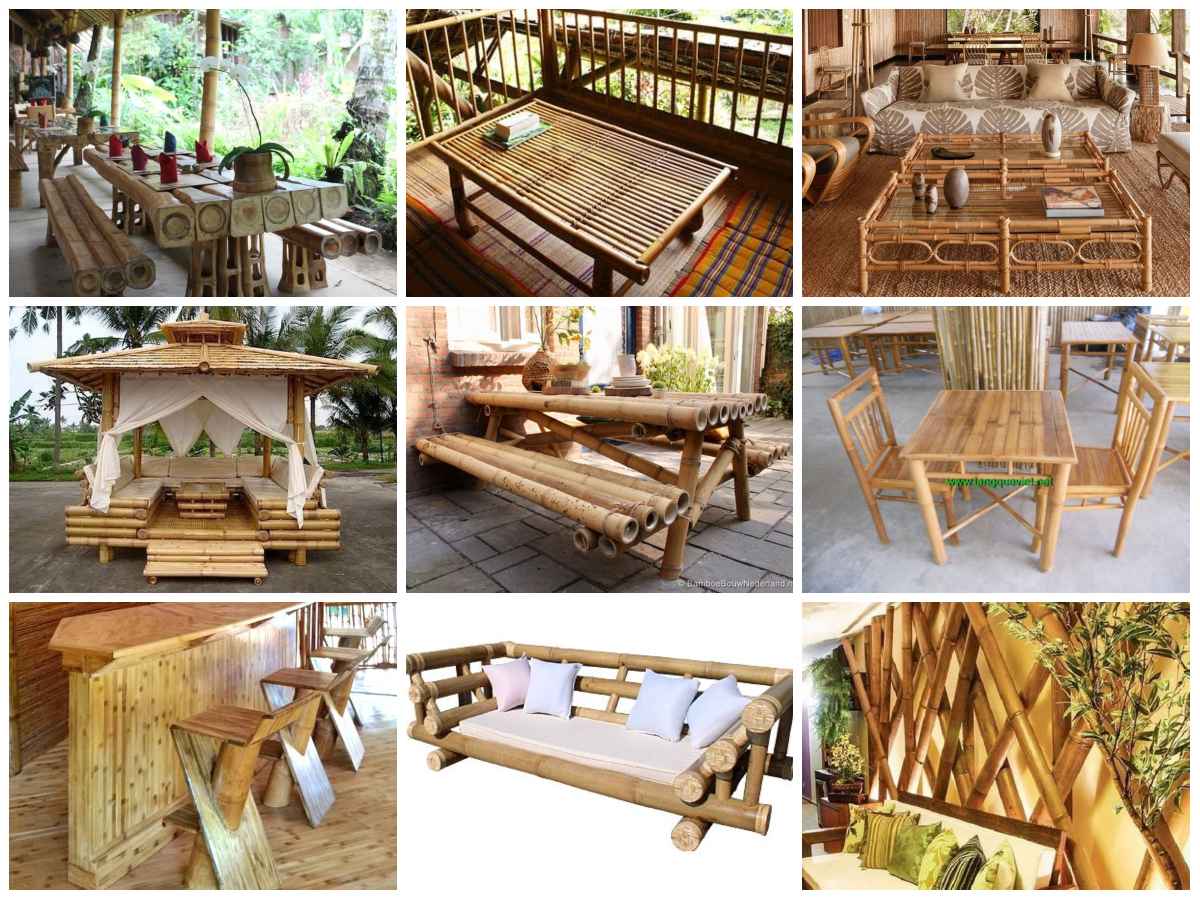 Muebles de Bambú para Terrazas Contemporáneas. - MUEBLES CASA