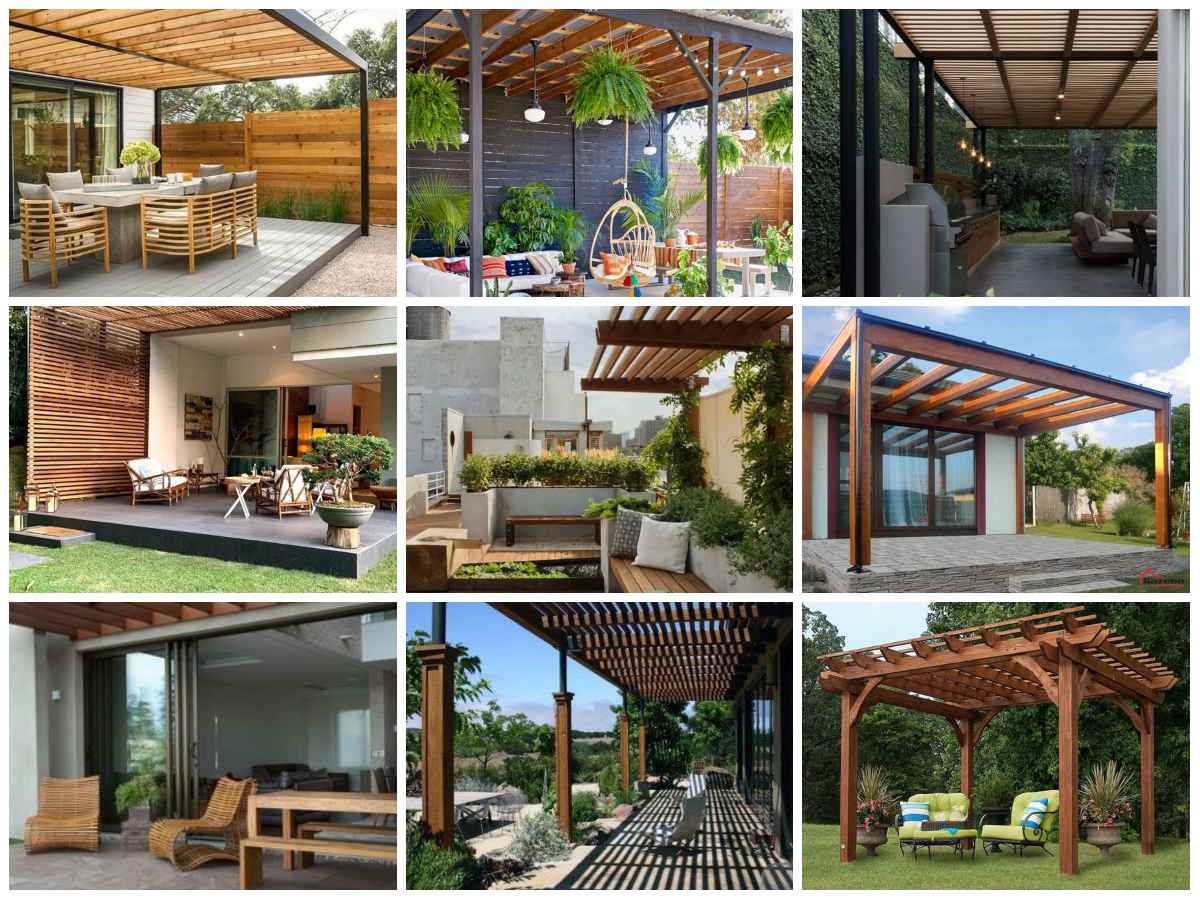 Pérgolas para patios exteriores - MUEBLES CASA