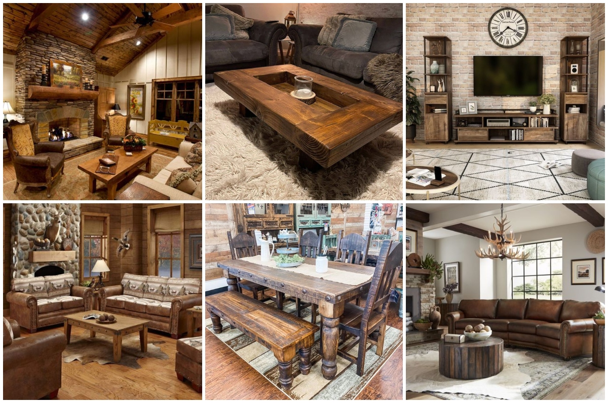 Muebles para Salas Rústicas: Transformando tu Espacio con Encanto ...
